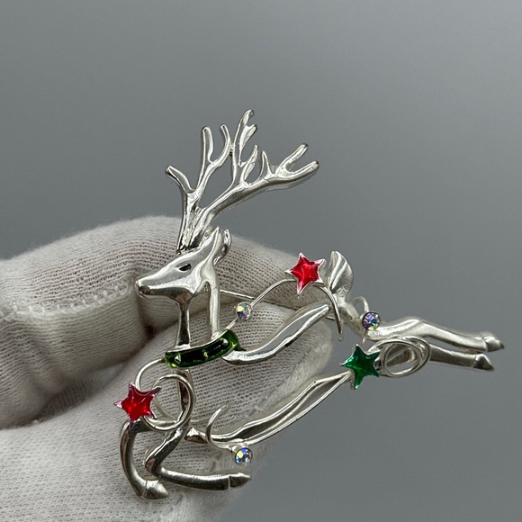 Jewelry | Tc Tanya Creations Silver Tone Rhinestone Enamel Flying ...